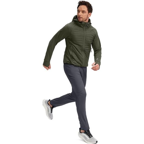Jackets & Coats | Mens Puffer Jacket Winter Thermal Running Jacket ...